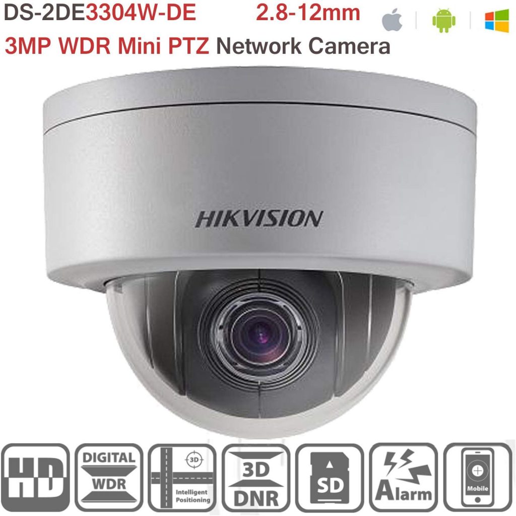Hikvision PTZ 3MP Mini Dome IP Camera. Equipment and Installation ...